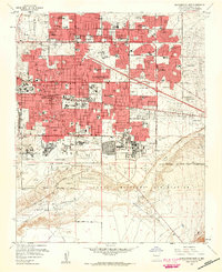 1960 Map of Albuquerque East, Bernalillo County, NM — High-Res | Pastmaps